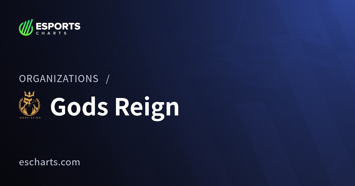 Gods Reign Organization Overview | Esports Charts
