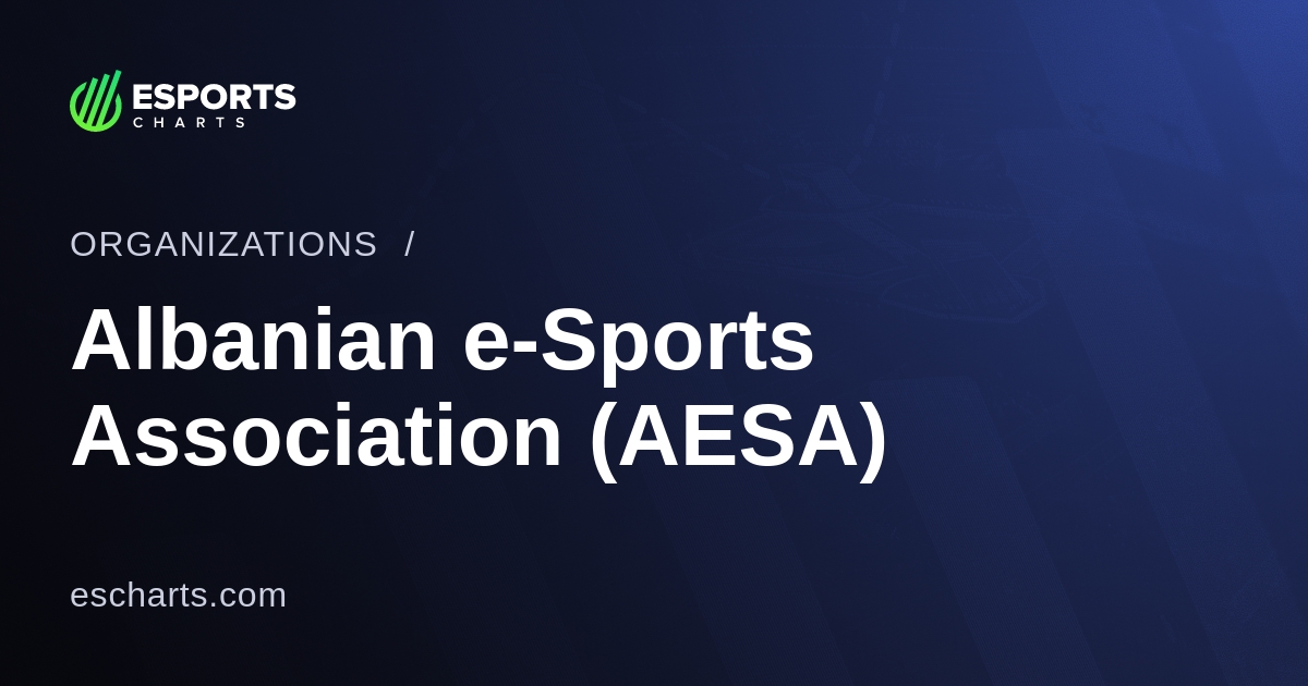 Albanian e-Sports Association (AESA) Organizer Overview | Esports Charts