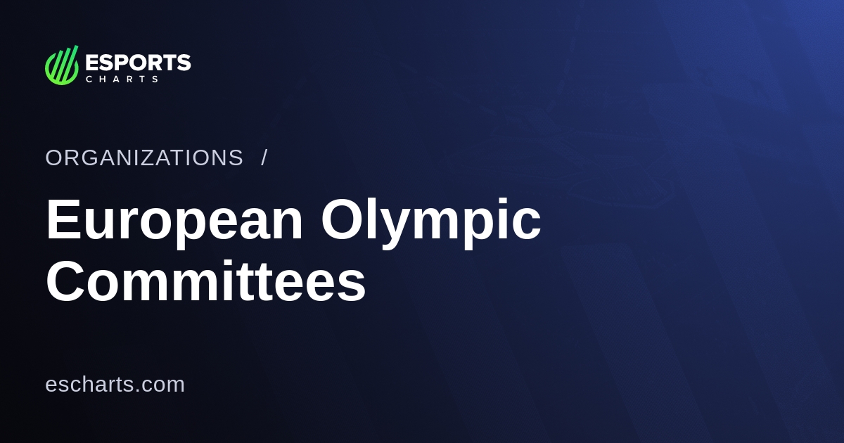 European Olympic Committees Organizer Overview | Esports Charts