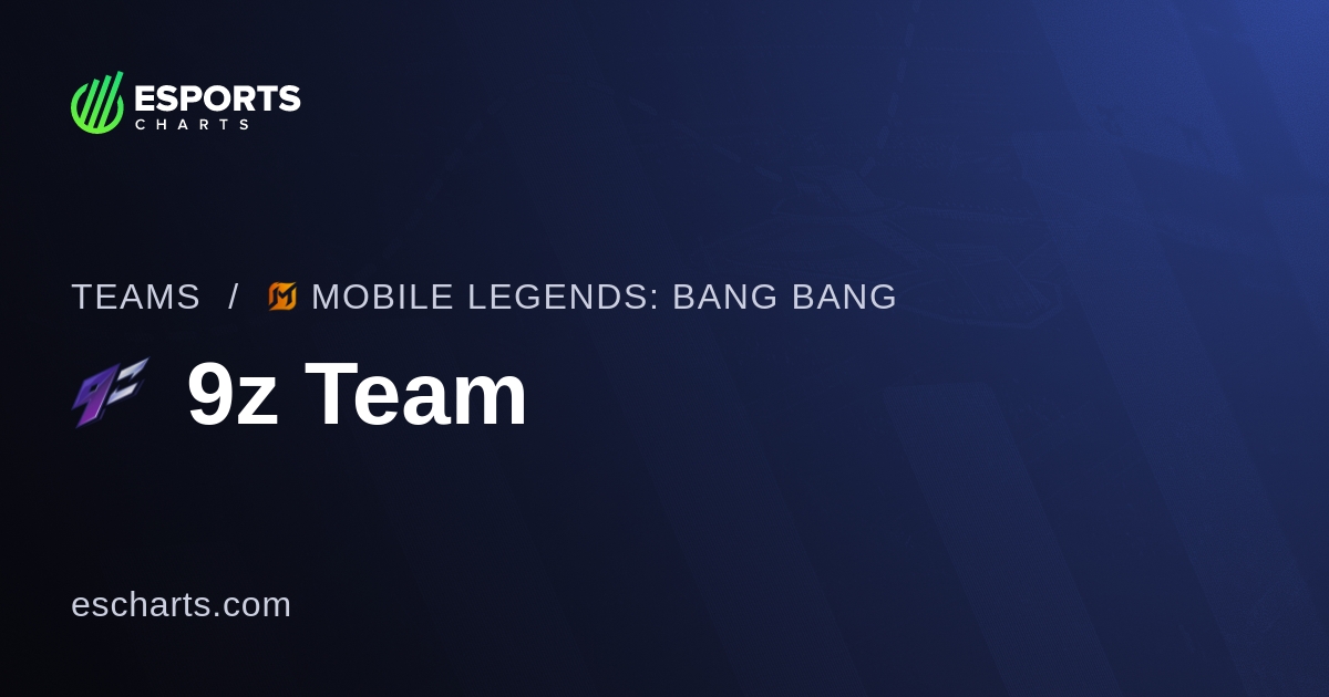 9z Team ML:BB (9z)チームの概要と視聴者統計 | Esports Charts