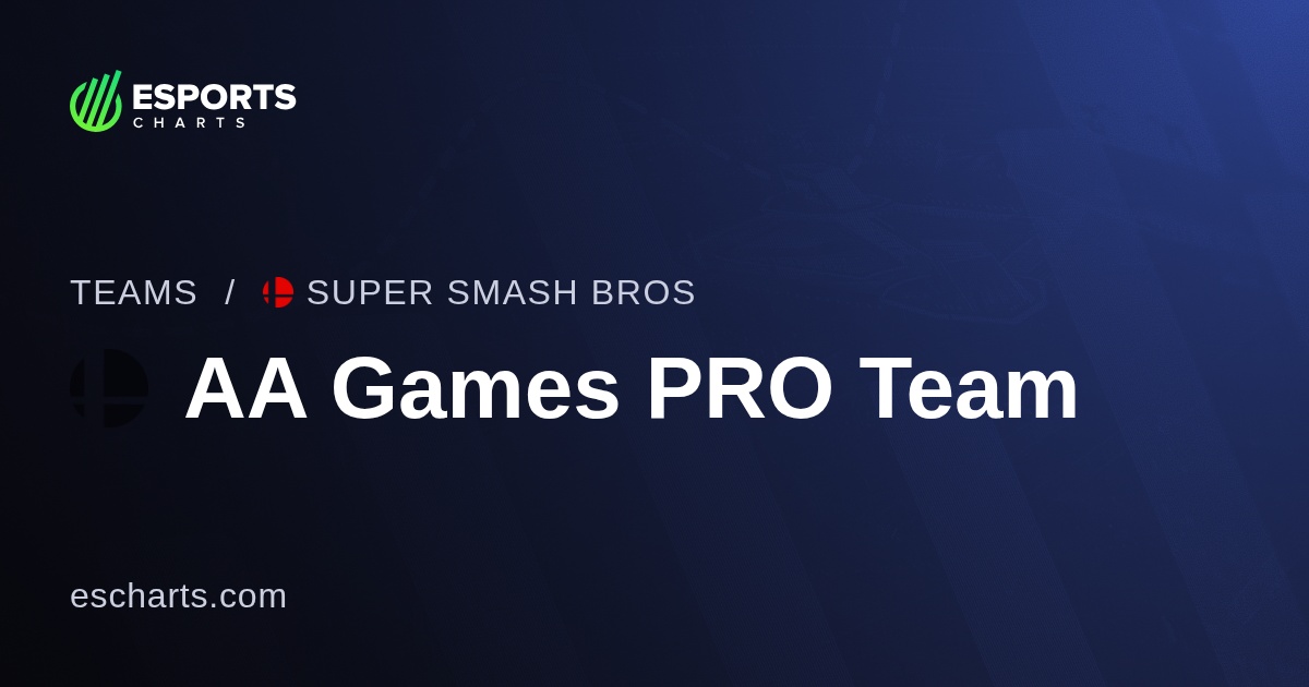 AA Games PRO Team SSB (AA.GPT) Team Overview and Viewers Statistics ...