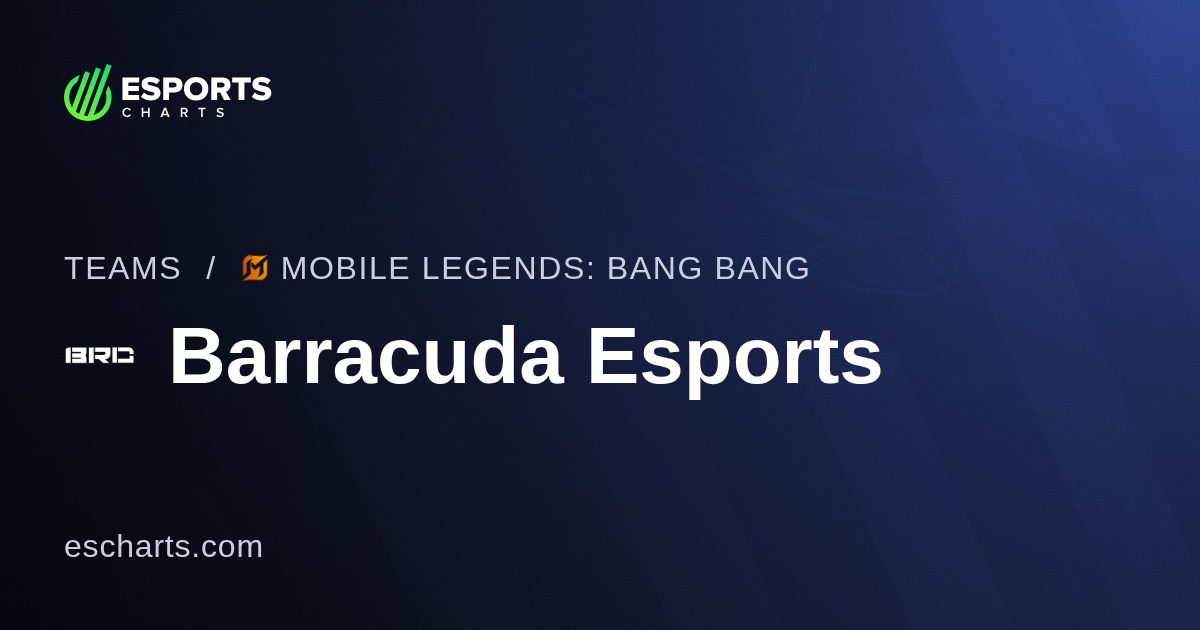 Visão geral da equipe de Barracuda Esports ML:BB (BRES) e estatísticas ...