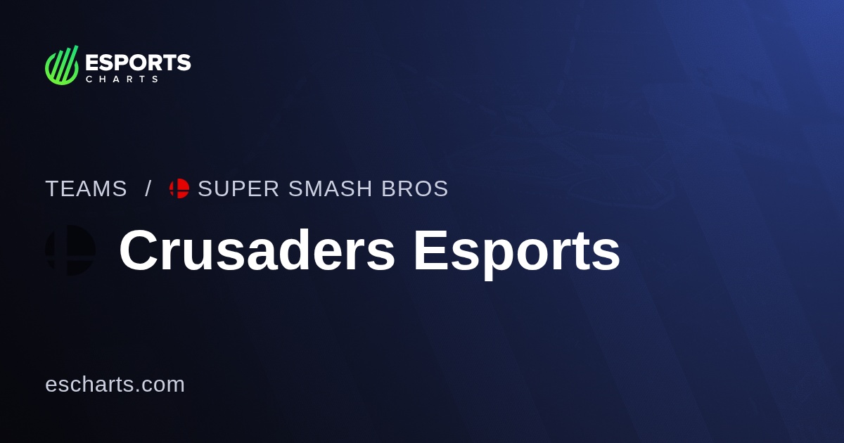 Crusaders Esports SSB (crusaders-esports) Team Overview and Viewers ...