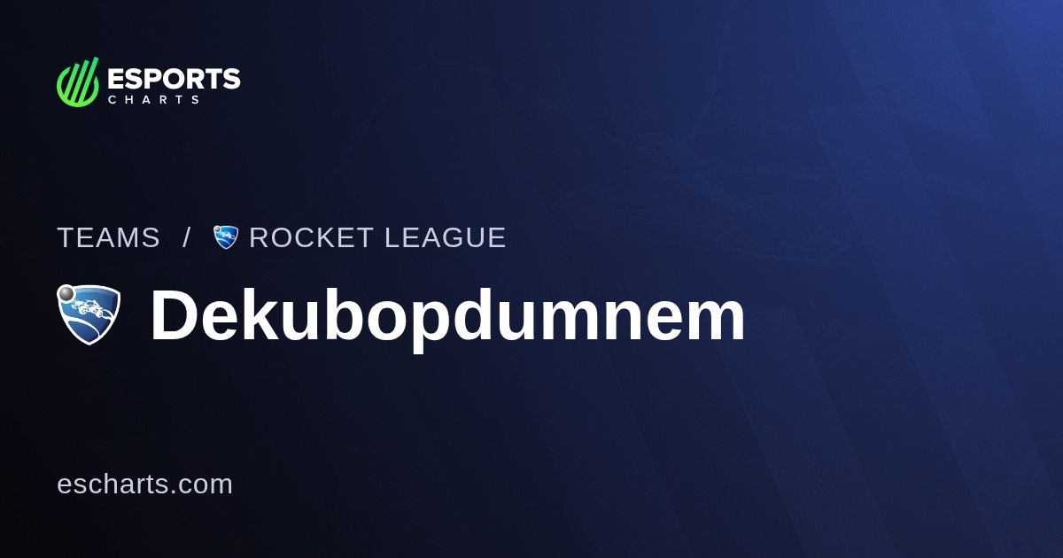 Dekubopdumnem RL (DEKU) Team Overview and Viewers Statistics | Esports ...