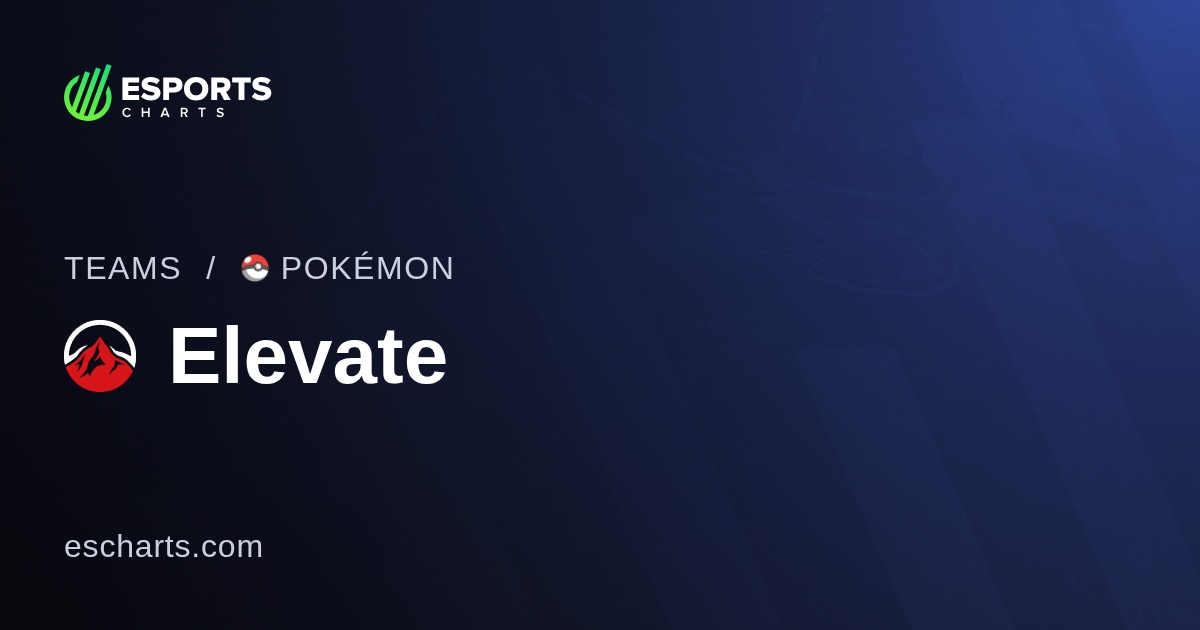 Elevate Pokémon Team Overview and Viewers Statistics | Esports Charts