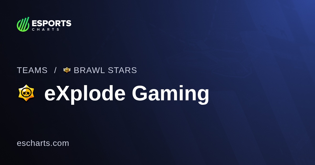eXplode Gaming Brawl Stars (eXplode) Team Overview and Viewers ...