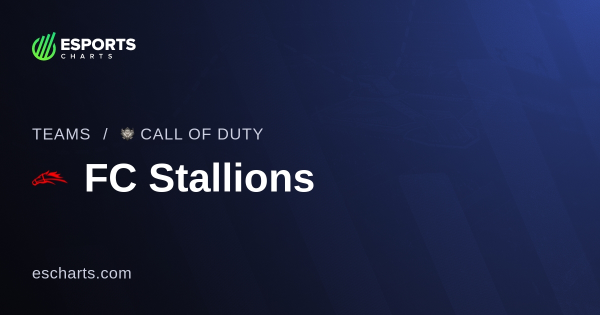 FC Stallions CoD (FC.S) Team Overview and Viewers Statistics | Esports ...