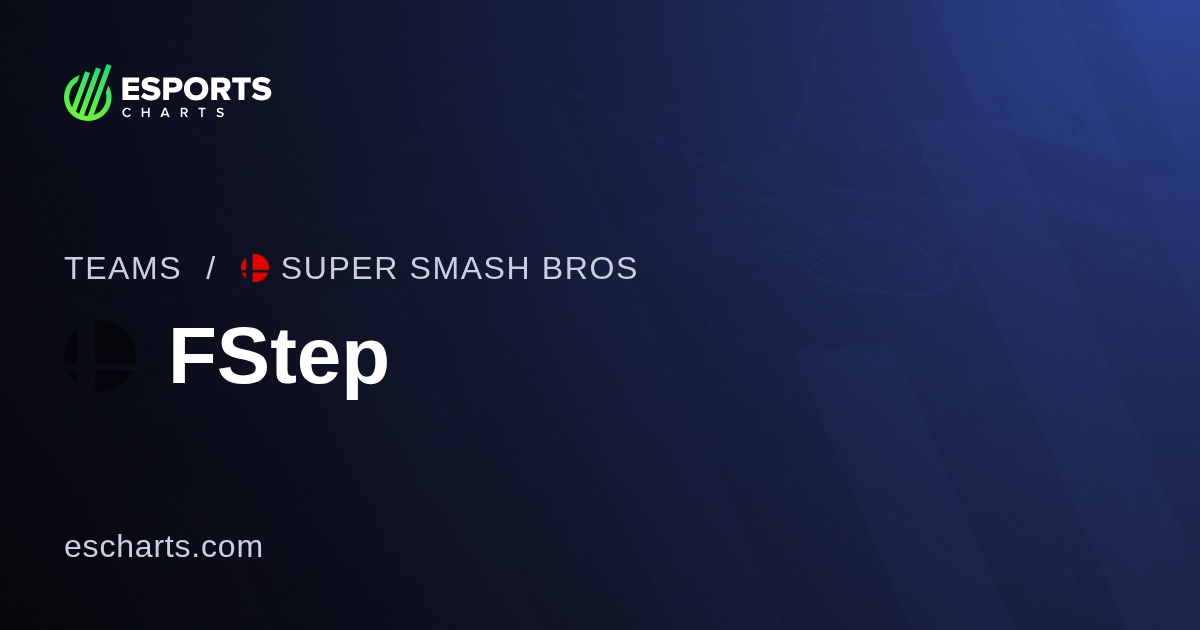 FStep SSB (fstep) Team Overview and Viewers Statistics | Esports Charts