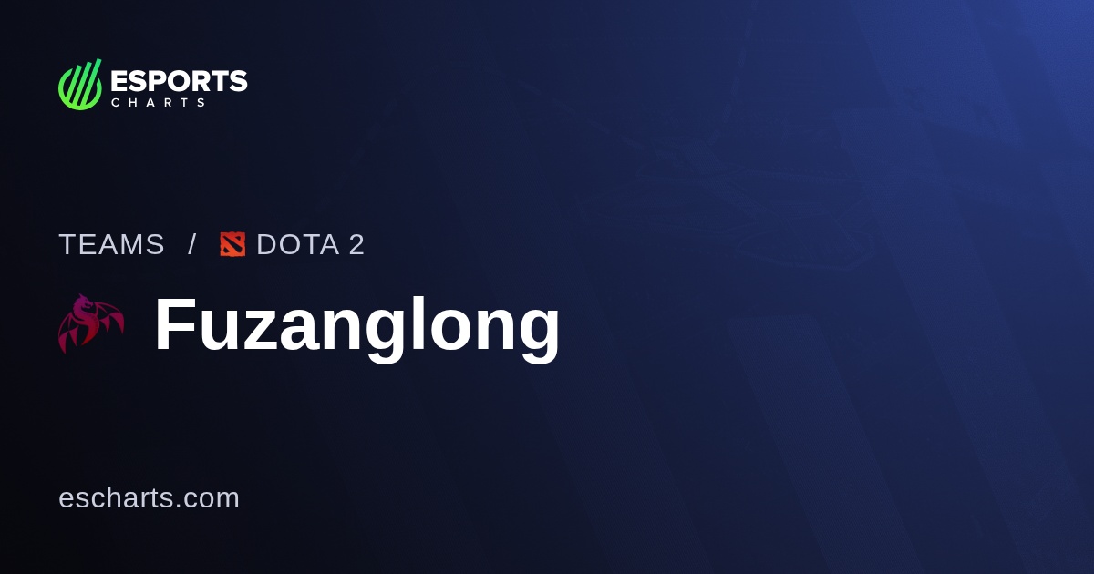 Fuzanglong Dota 2 (Fzl) Team Overview and Viewers Statistics | Esports ...
