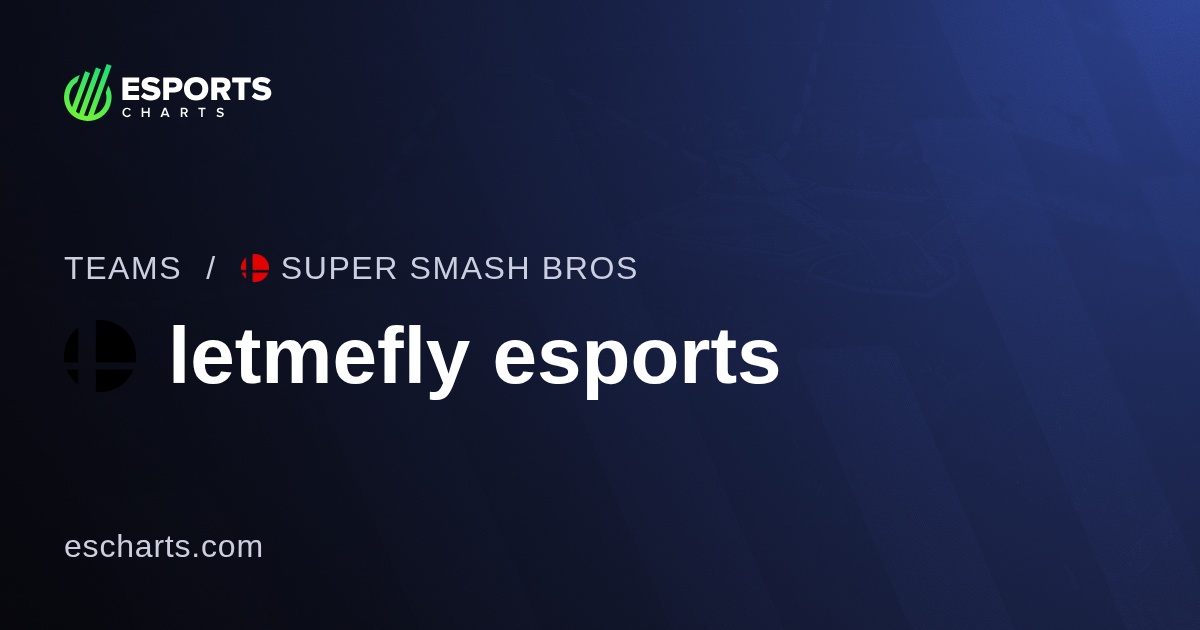 letmefly esports SSB (letmefly-esports) Team Overview and Viewers Statistics | Esports Charts