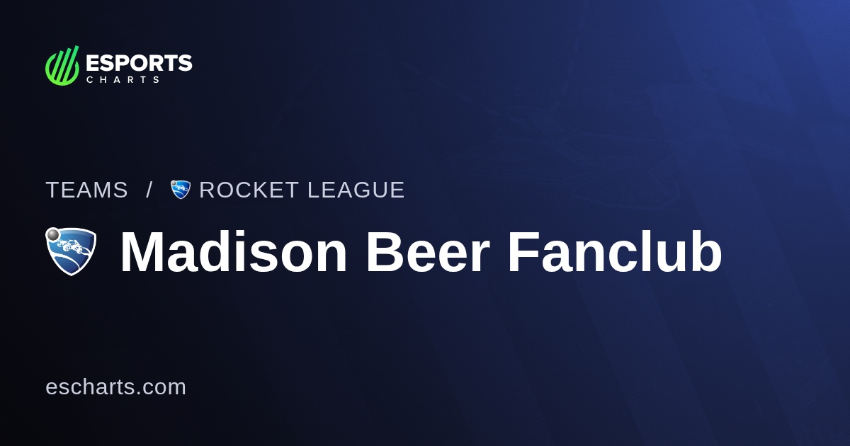 Madison Beer Fanclub RL (madison-beer-fanclub) Team Overview and ...