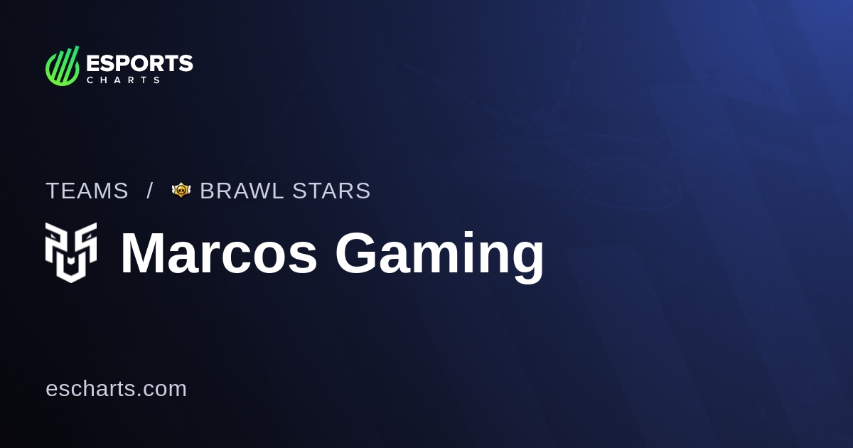 Visão geral da equipe de Marcos Gaming Brawl Stars (Marcos) e ...