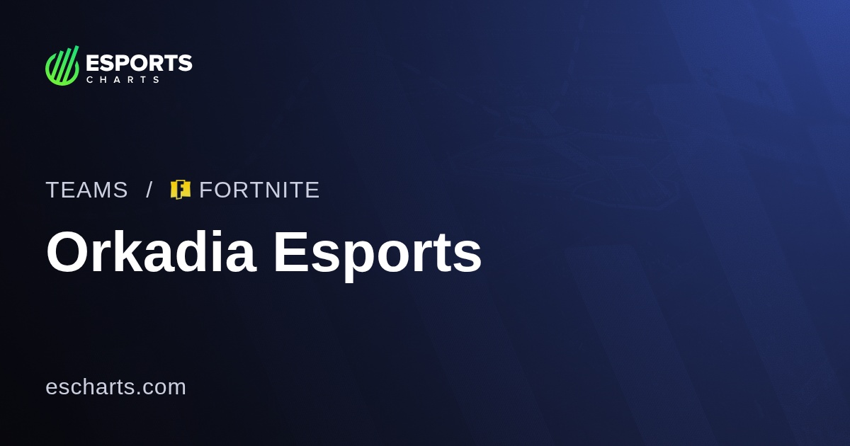 Orkadia Esports Fortnite (Orkadia) Team Overview and Viewers Statistics ...