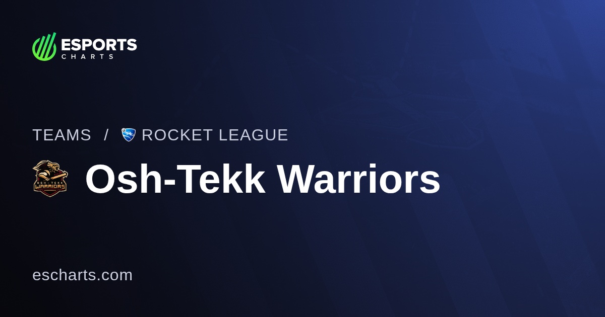 Osh-Tekk Warriors RL (Osh-Tekk) Team Overview and Viewers Statistics ...