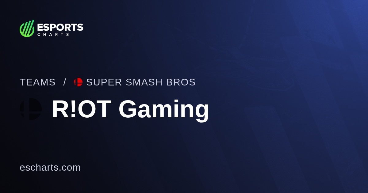 R!OT Gaming SSB (rot-gaming) Team Overview and Viewers Statistics ...