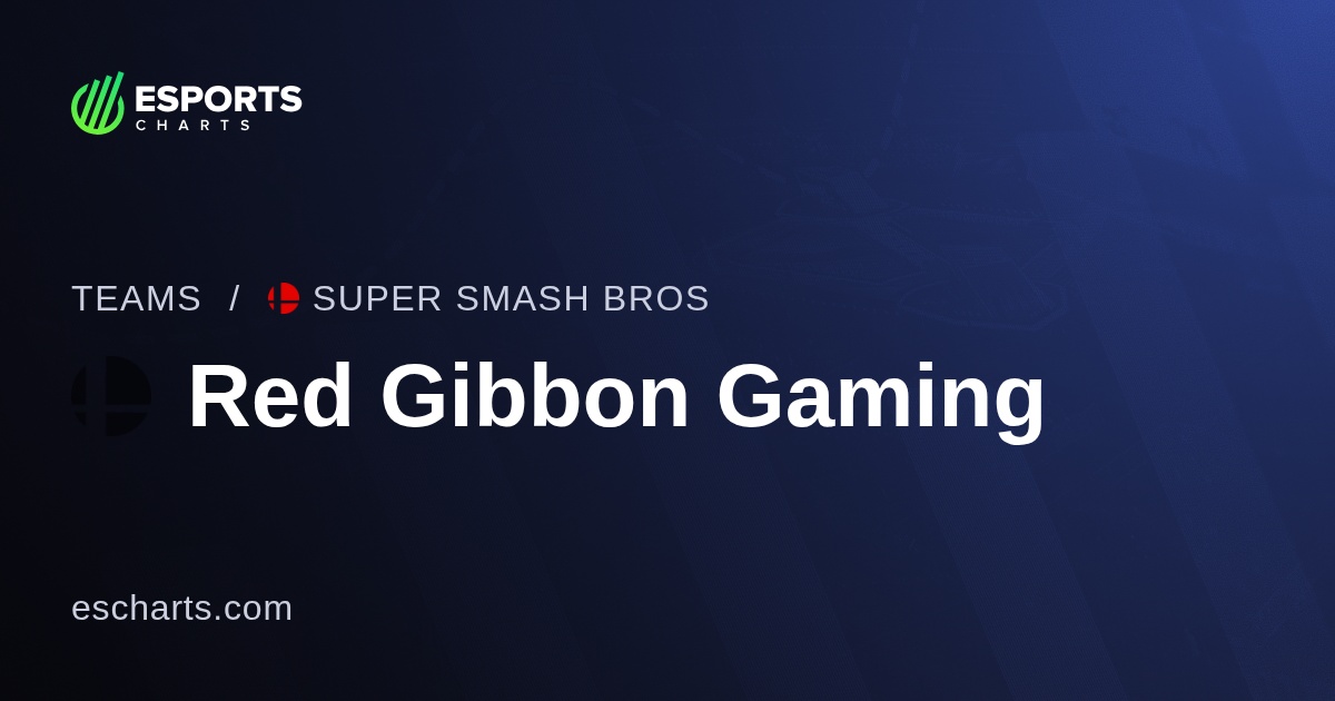 Red Gibbon Gaming SSB (red-gibbon-gaming) Team Overview and Viewers ...