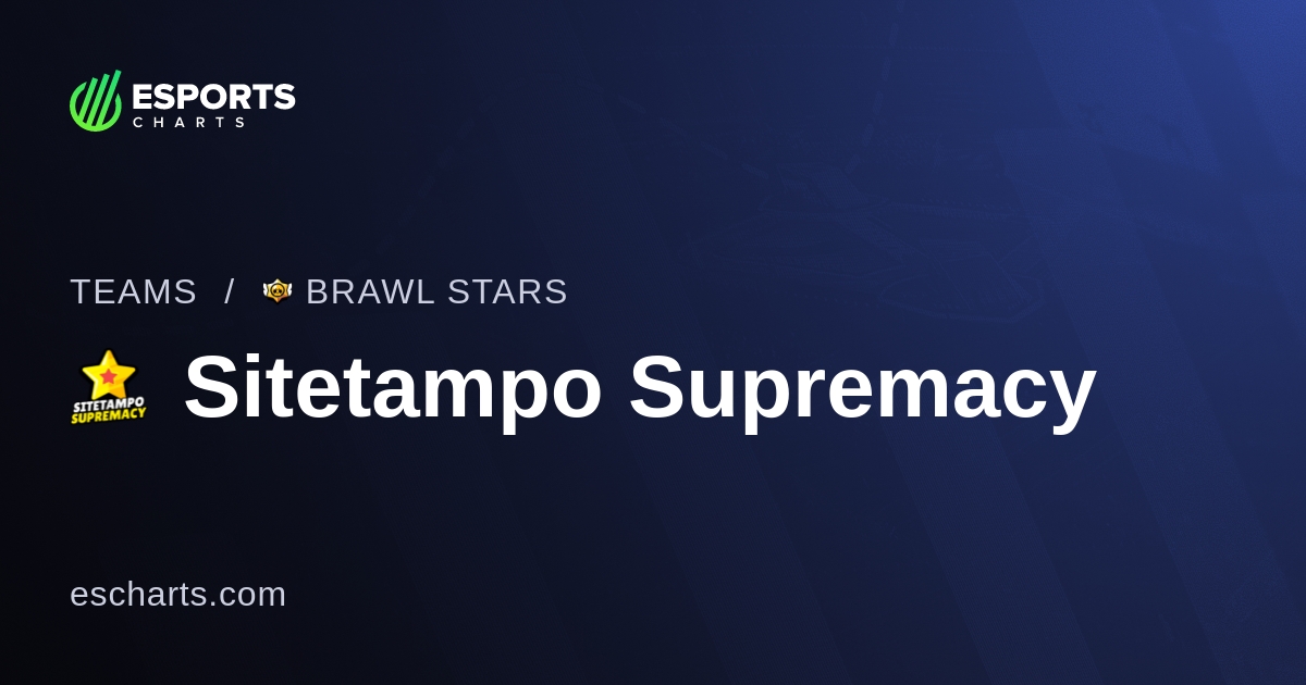 Sitetampo Supremacy Brawl Stars (SS) Team Overview and Viewers ...