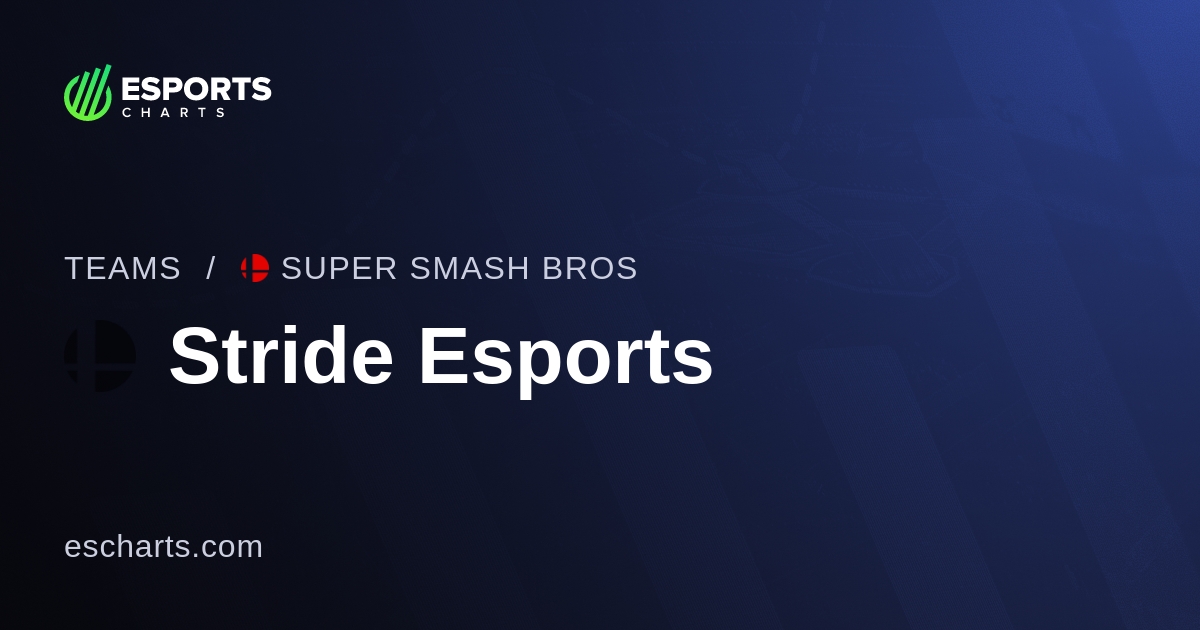 Stride Esports SSB (Stride) Team Overview and Viewers Statistics | Esports Charts
