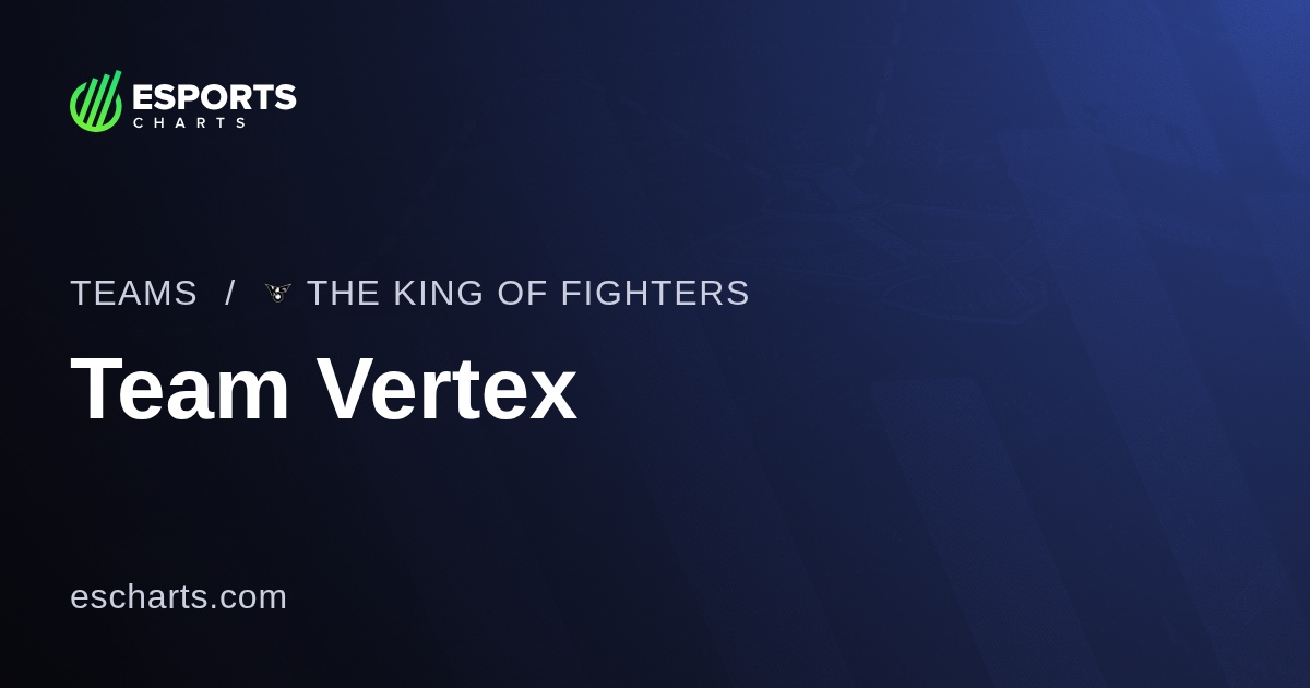 Team Vertex KoF (Vertex) Team Overview and Viewers Statistics | Esports ...