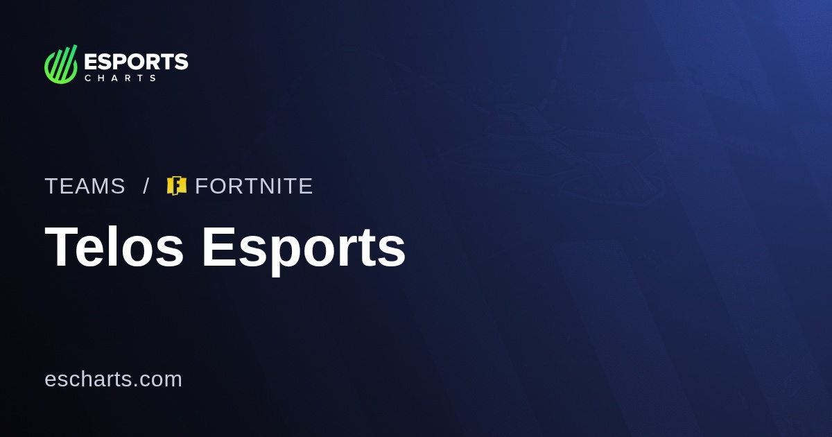 Telos Esports Fortnite (Telos) Team Overview and Viewers Statistics ...