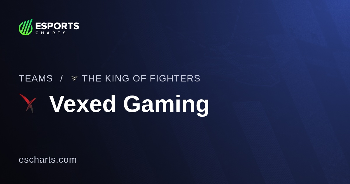 Vexed Gaming KoF (vexed-gaming) Team Overview and Viewers Statistics ...