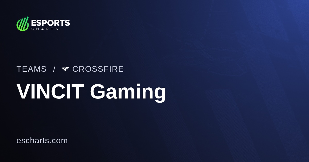 VINCIT Gaming CF (vincit-gaming) Team Overview and Viewers Statistics ...
