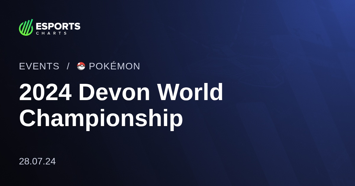 2024 Devon World Championship - Pokémon - Visualizador, Visão Geral ...