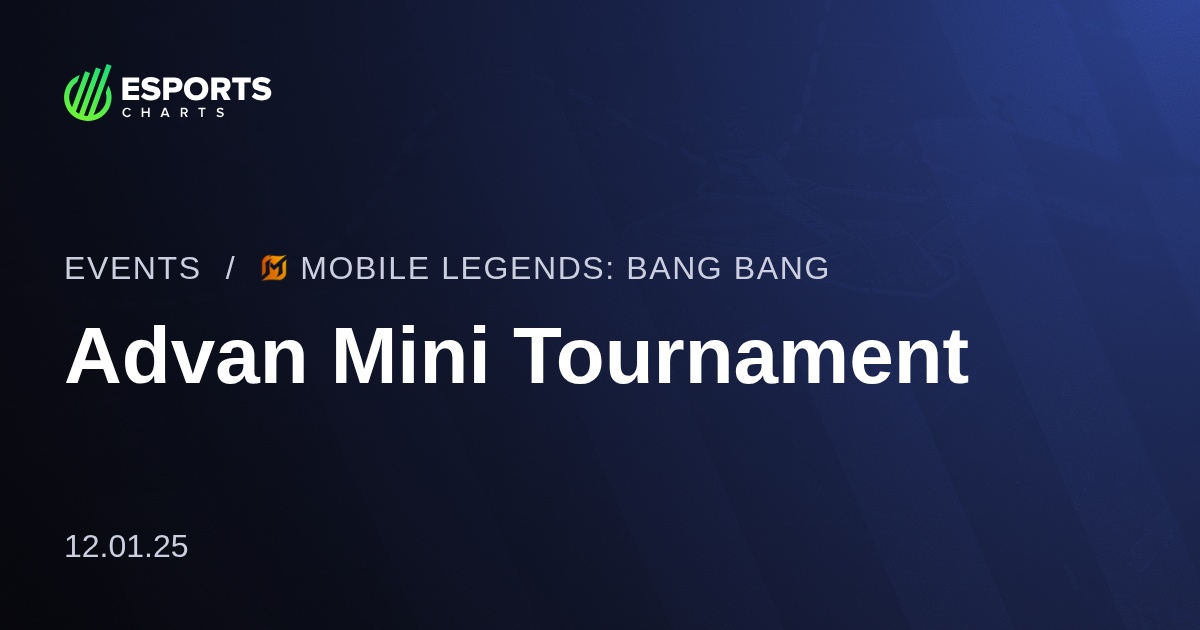 Advan Mini Tournament - ML:BB - Viewership, Overview, Prize Pool ...