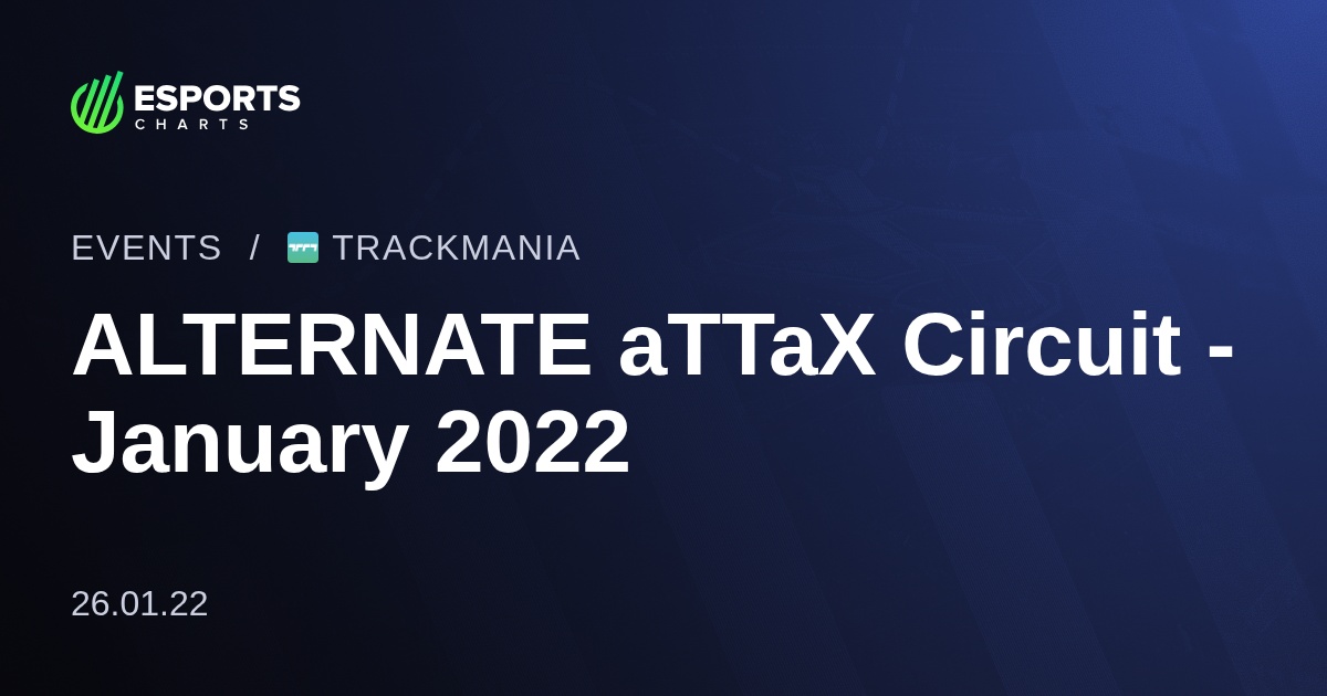 ALTERNATE aTTaX Circuit - January 2022 - TrackMania - Viewership ...