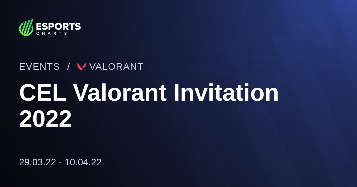 CEL Valorant Invitation 2022 - Valorant - Статистика, Обзор, Призовой ...