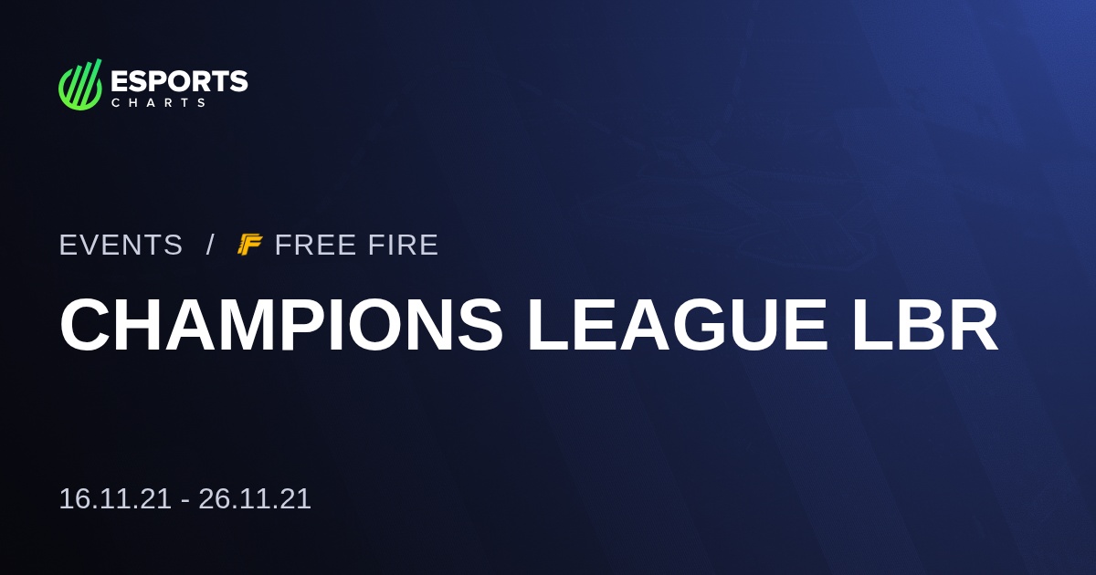 CHAMPIONS LEAGUE LBR - Free Fire - Viewership, Overview, Prize Pool ...