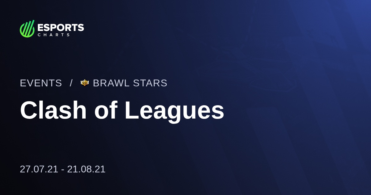 Clash of Leagues - Brawl Stars - Viewership, Overview, Prize Pool ...