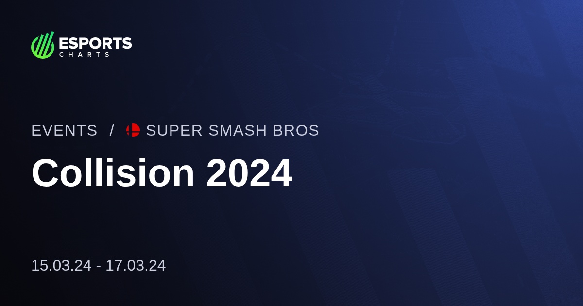 Collision 2024 - SSB - Viewership, Overview, Prize Pool | Esports Charts