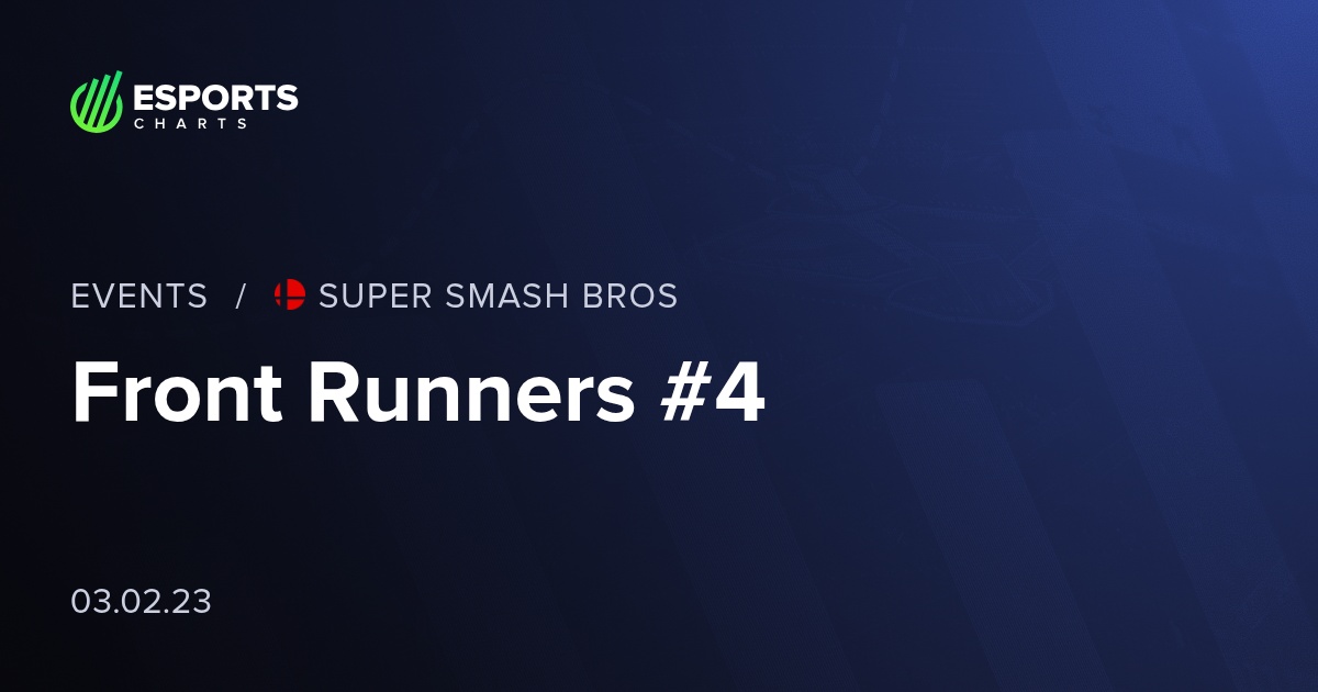 Front Runners #4 - SSB - Viewership, Overview, Prize Pool | Esports Charts