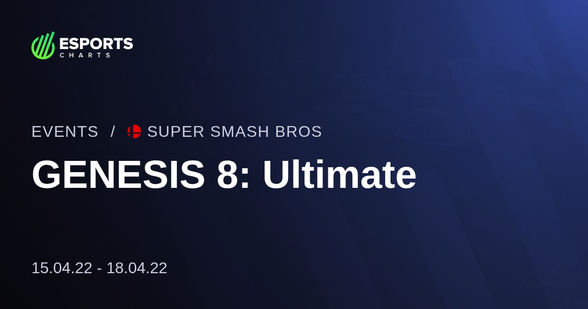 GENESIS 8: Ultimate - SSB - Viewership, Overview, Prize Pool | Esports ...