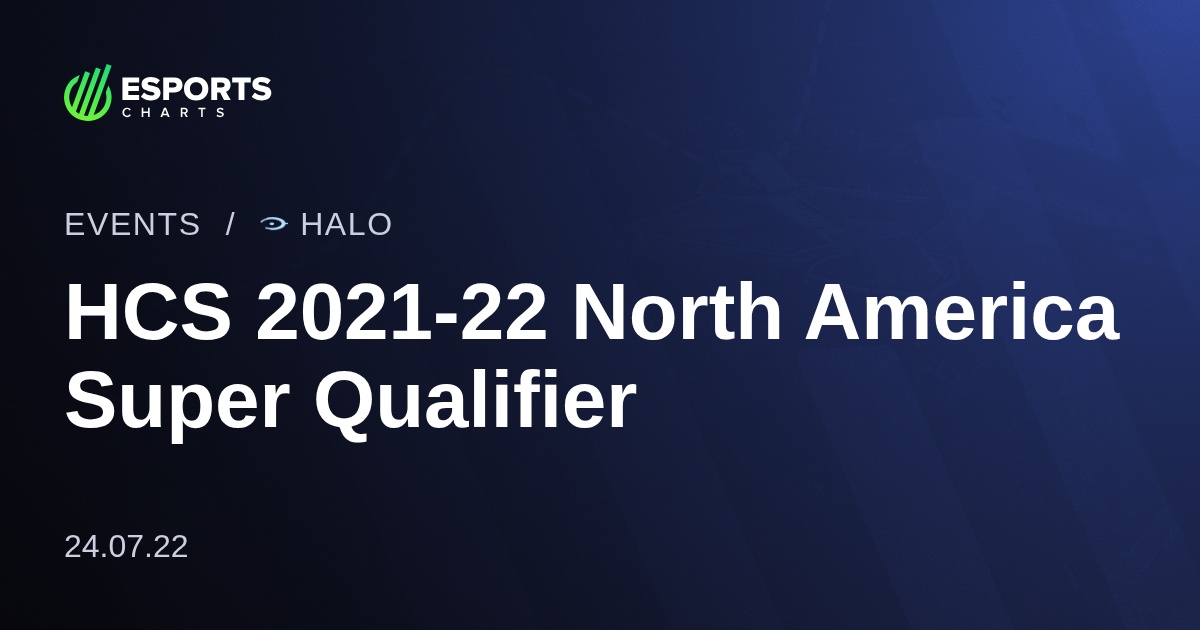 HCS 2021-22 North America Super Qualifier - Halo - Viewership, Overview ...