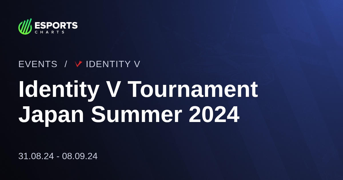 Identity V Tournament Japan Summer 2024 - Identity V - Viewership ...