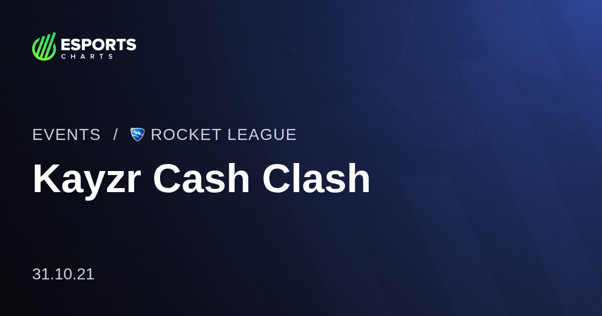 Kayzr Cash Clash - RL - Viewership, Overview, Prize Pool | Esports Charts