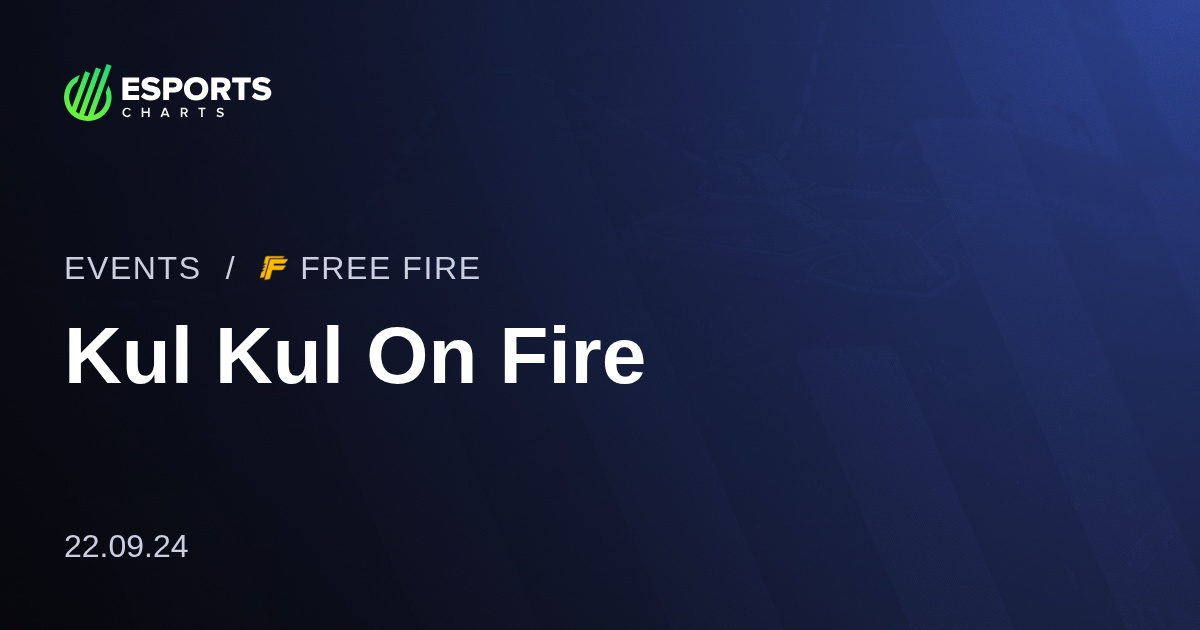 Kul Kul On Fire - Free Fire - Viewership, Overview, Prize Pool ...