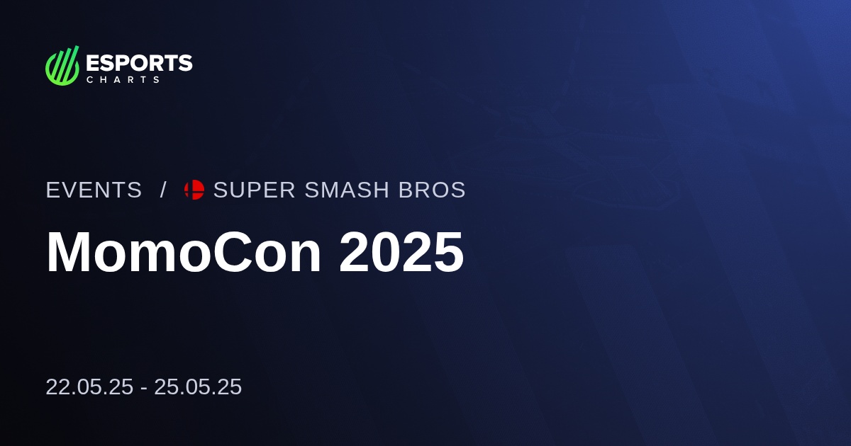 MomoCon 2025 - SSB - Viewership, Overview, Prize Pool | Esports Charts