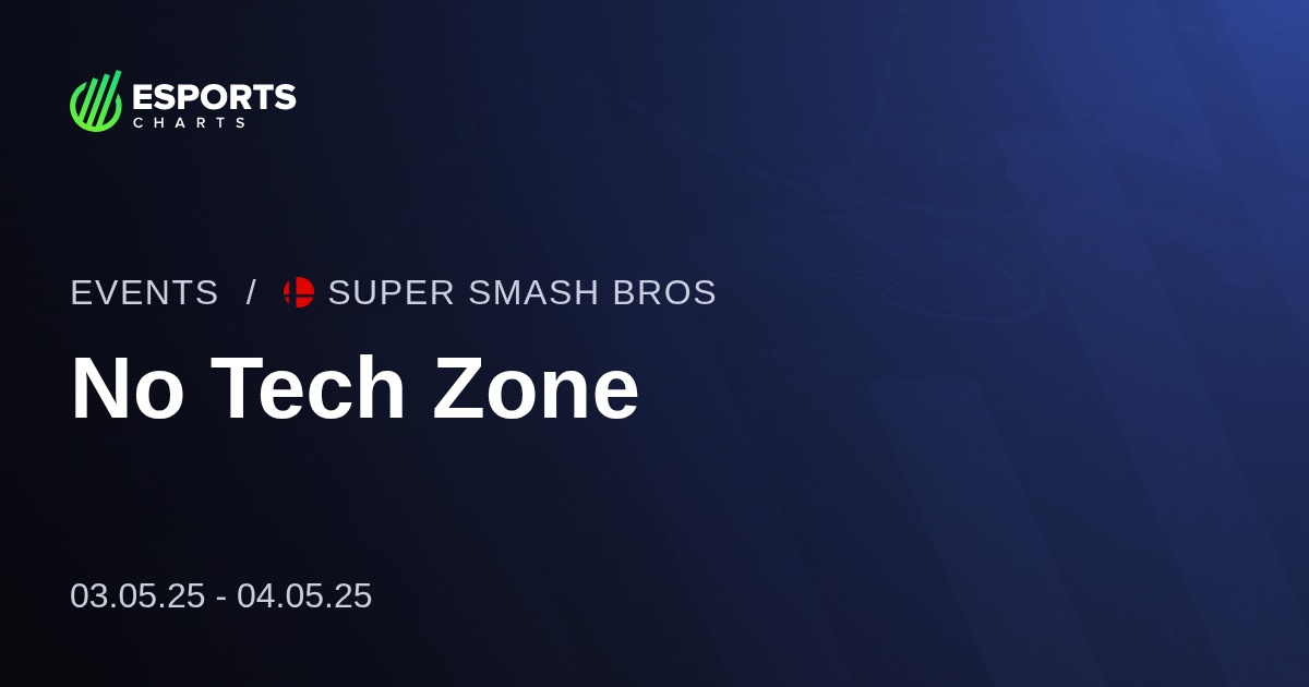 No Tech Zone - SSB - Viewership, Overview, Prize Pool | Esports Charts