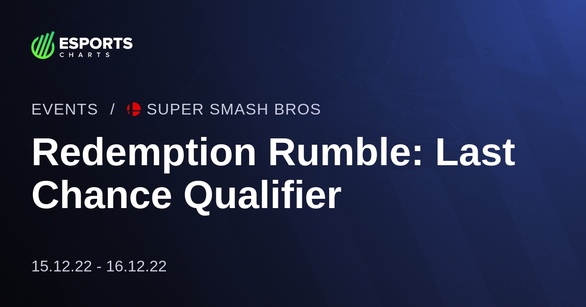 Redemption Rumble: Last Chance Qualifier - SSB - Viewership, Overview ...