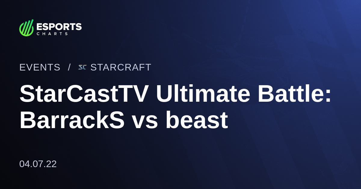 StarCastTV Ultimate Battle: BarrackS vs beast - SC - Viewership ...