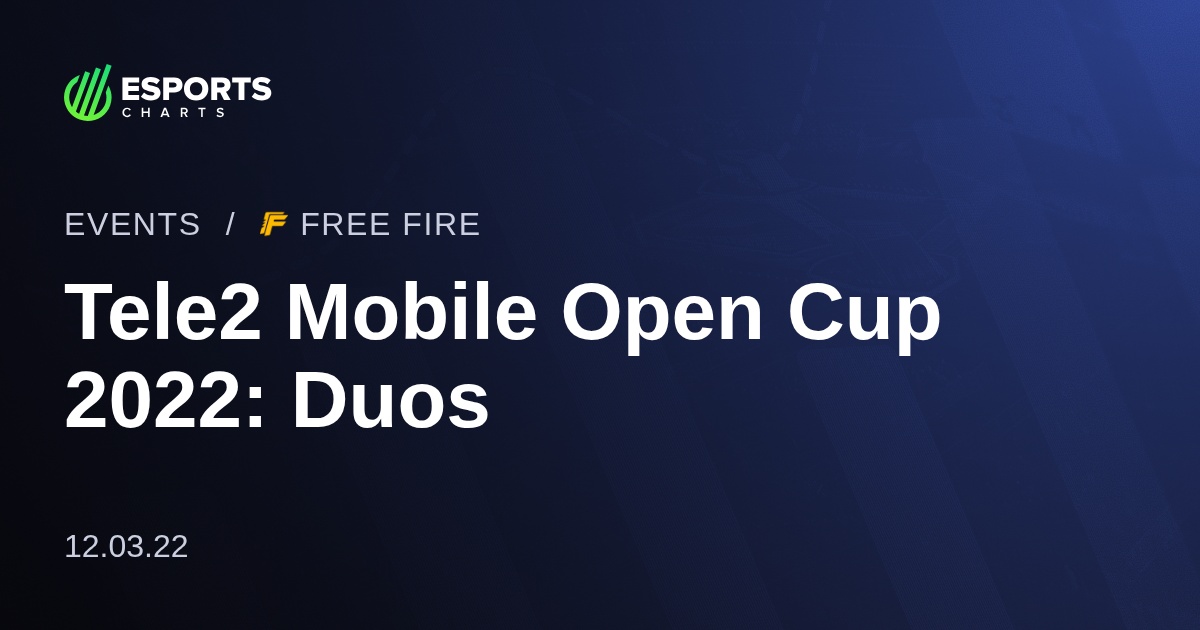 Tele2 Mobile Open Cup 2022: Duos - Free Fire - Viewership, Overview ...