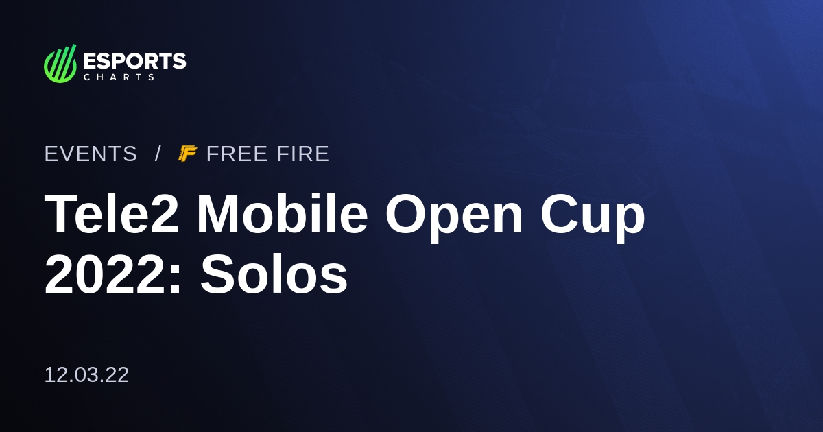 Tele2 Mobile Open Cup 2022: Solos - Free Fire - Viewership, Overview ...