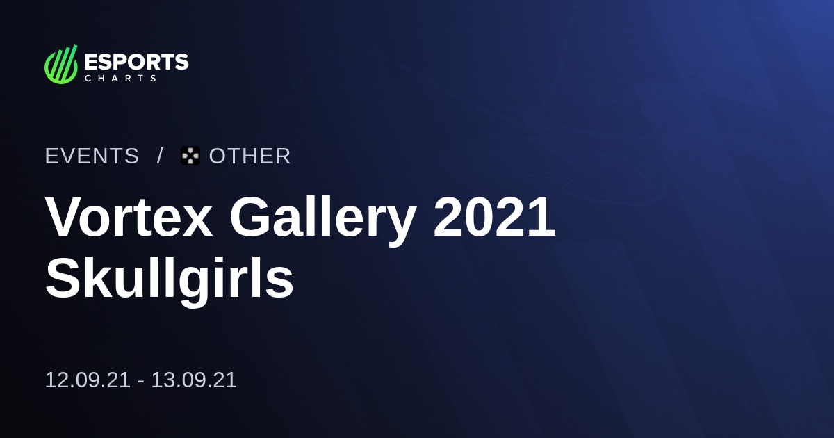 Vortex Gallery 2021 Skullgirls - Viewership, Overview, Prize Pool ...